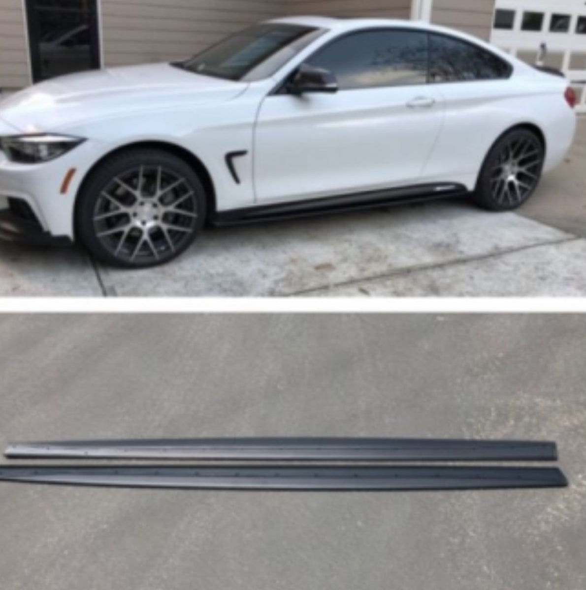 2014-2019 F32 F33 PERFORMANCE BLACK SIDE SKIRT EXTENSIONS – E9X Ontario™
