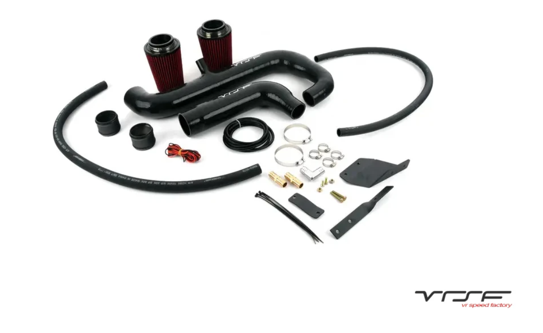 VRSF Relocated Silicone High Flow Inlet Intake Kit N54 07-10 BMW 135i ...